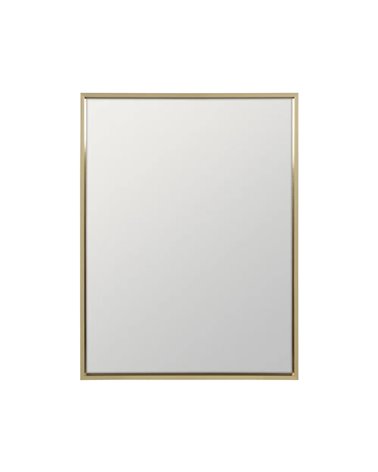 ESPEJO DORADO ALUMINIO DECORACIÓN 30 X 40 CM - Espejos | Ixia